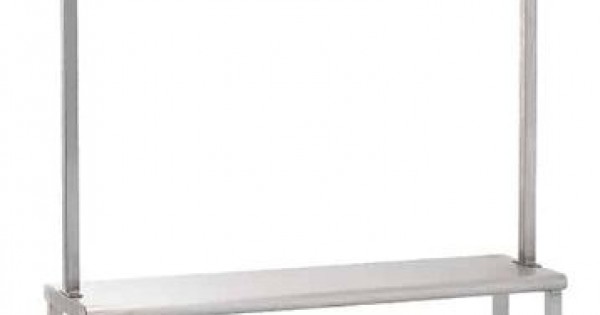 Teknomek seating/step over bench w/ hanging rack 1500x400mm