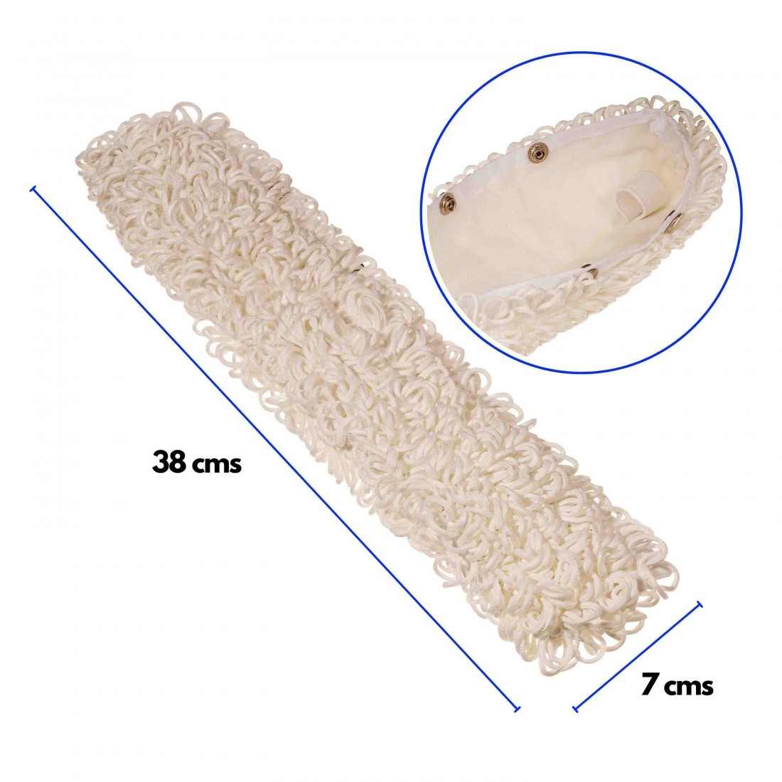 Wall & Ceiling replacement Mop Head | ISO 4+ Cleanroom