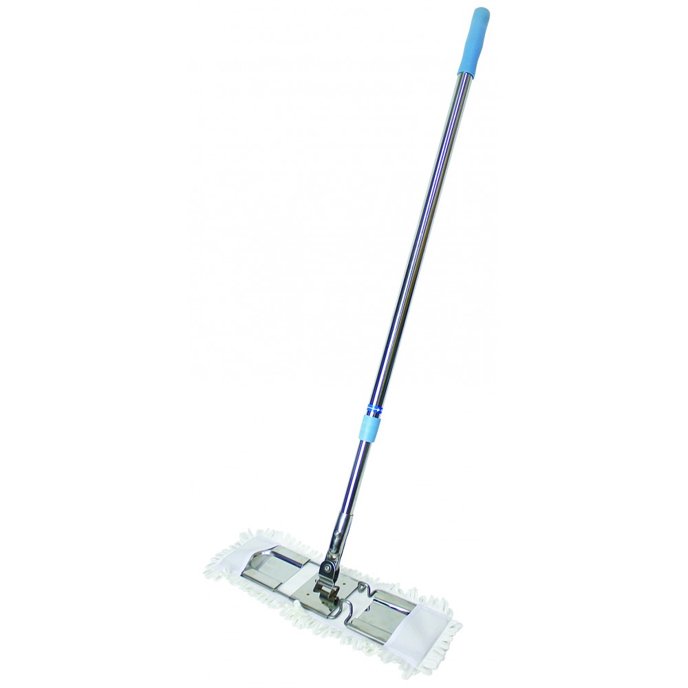 Flat Mop System | ISO Class 4+ Cleanroom | Stainless Steel with Microfibre Mop Head
