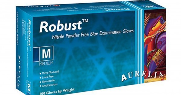 Aurelia® Robust® Nitrile Glove | Powder-Free | 4.5mil Thick