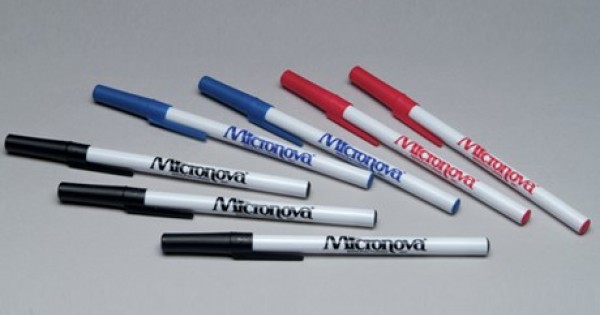 Cleanroom Pen, Red Ink, Pack of 100, Micronova