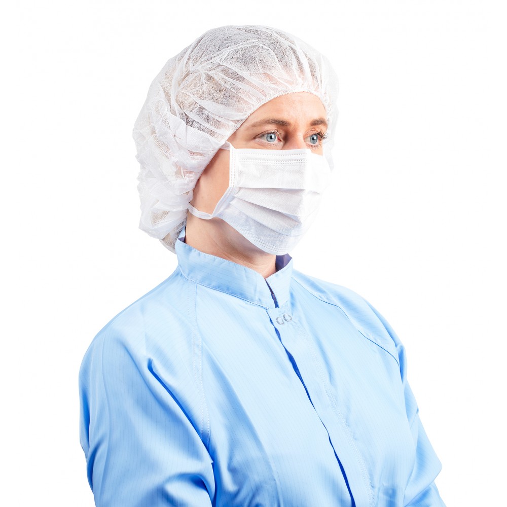 Face Mask with ties, ISO Class 5 Cleanroom